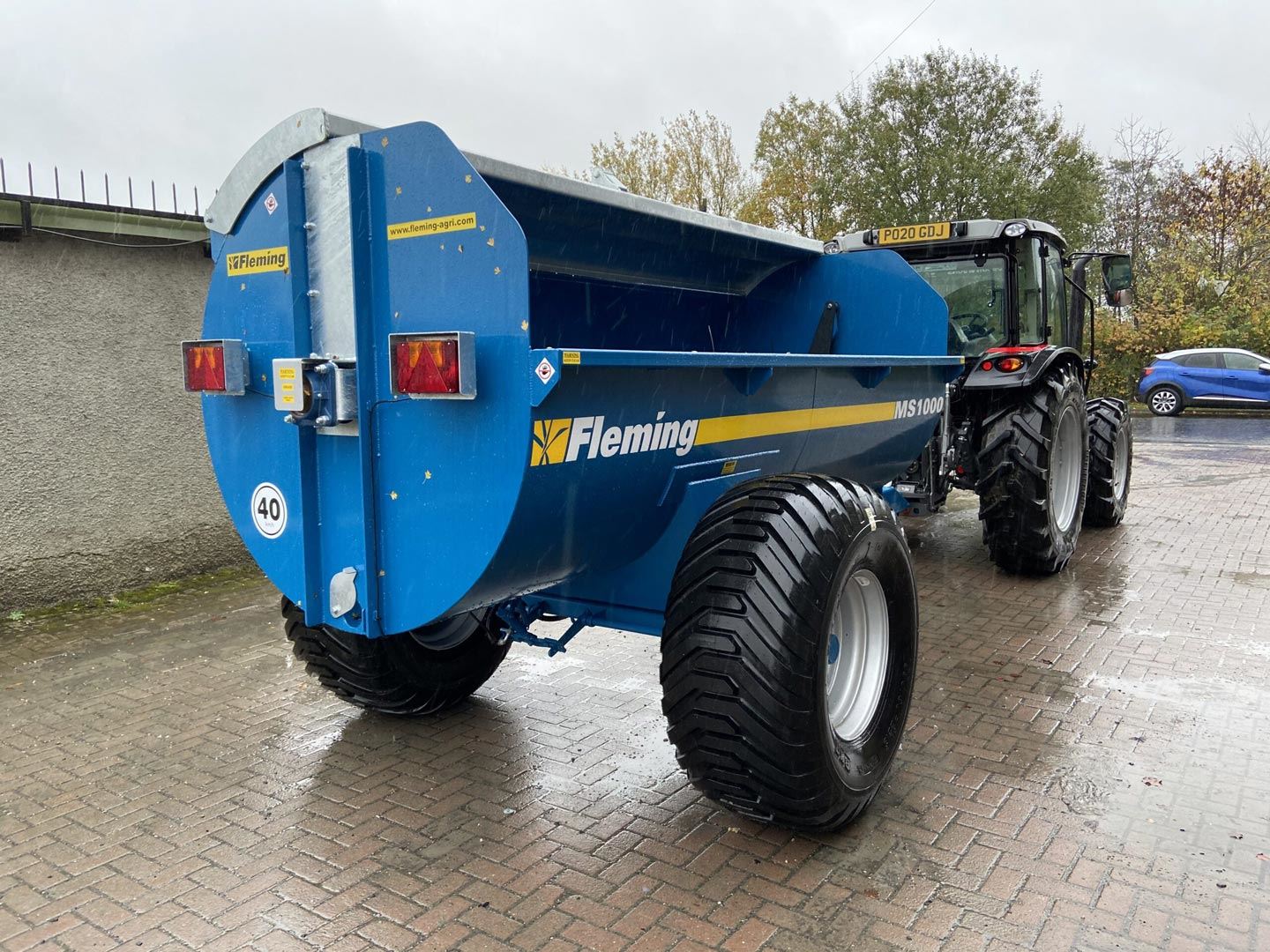 Fleming MS1000 muck / side spreader