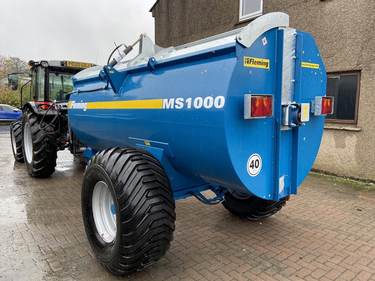 Fleming MS1000 muck / side spreader