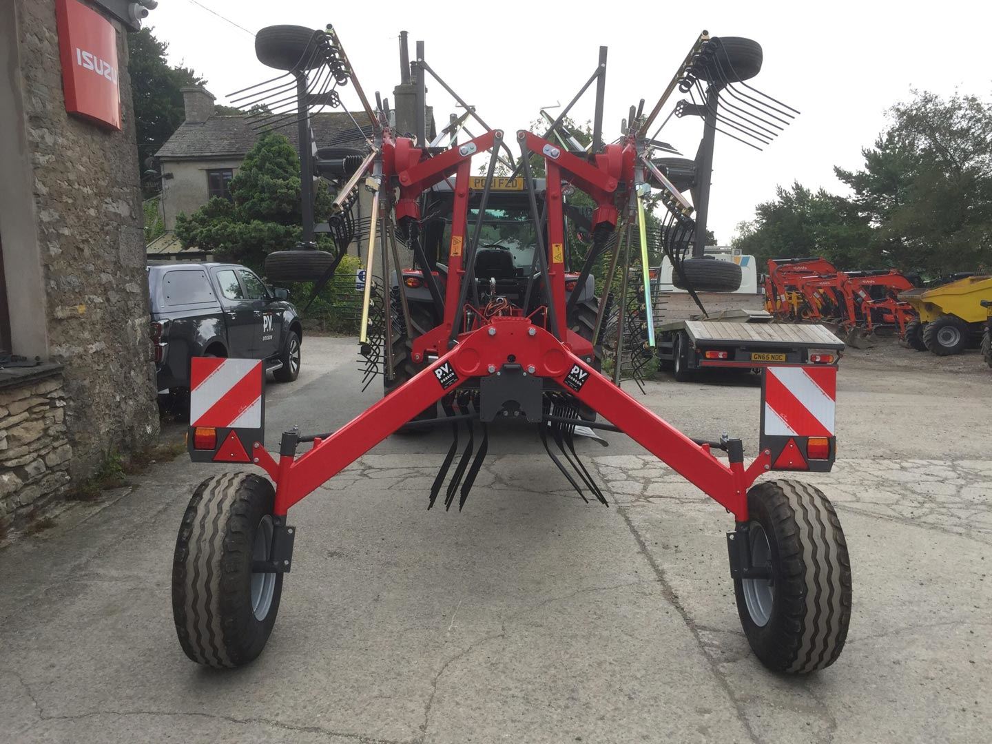 Massey Ferguson RK 662 twin rotor rake