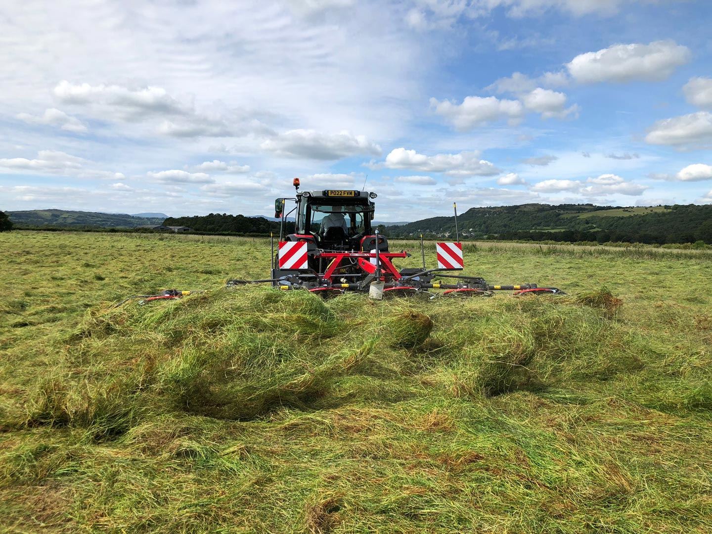 Massey Ferguson TD776X tedder - Lely Lotus hook tines
