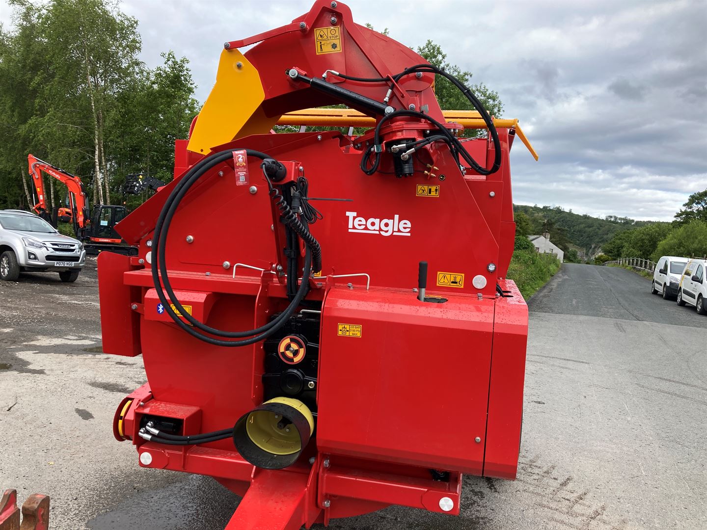 Teagle Tomahawk 8500 straw chopper