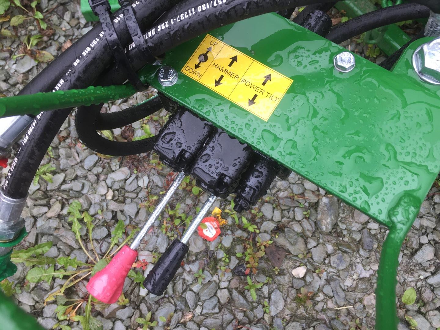 Wrag Telehandler post driver