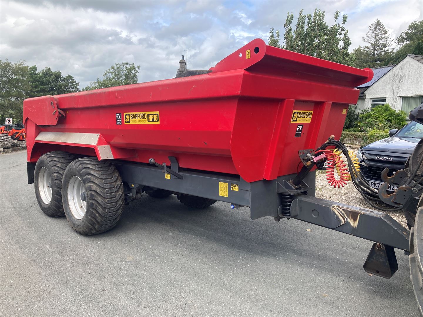 Barford HP16 'Halfpipe' Dump Trailer